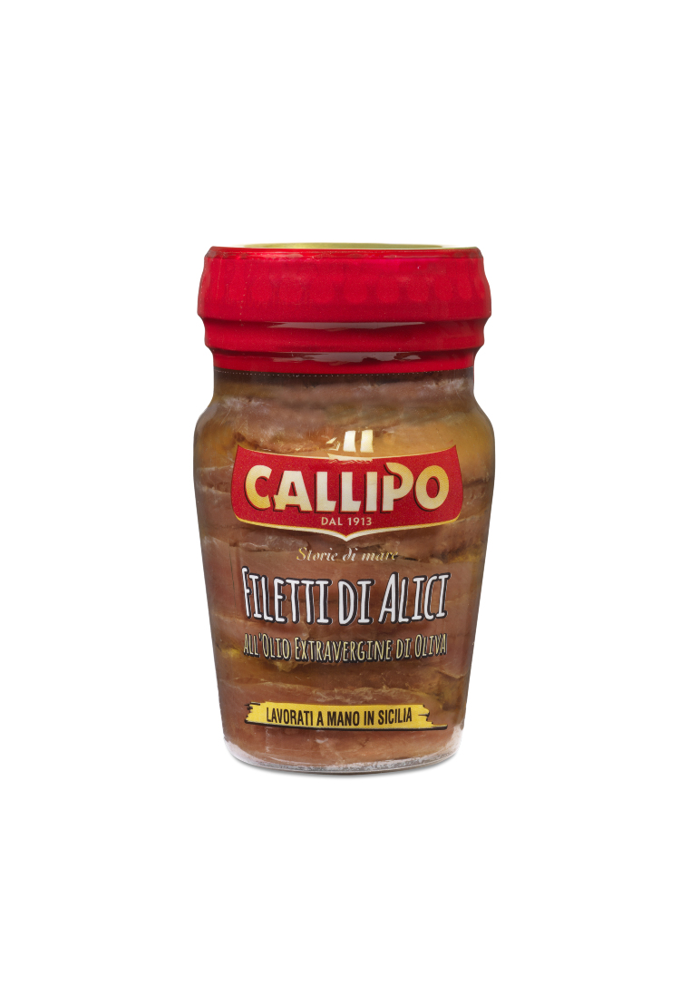 Callipo FILETTI DI ALICI all'olio extravergine d'oliva 75GR VETRO