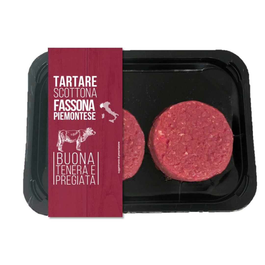 TARTARE SCOTTONA PIEMONTESE 2x100G S/V SKIN