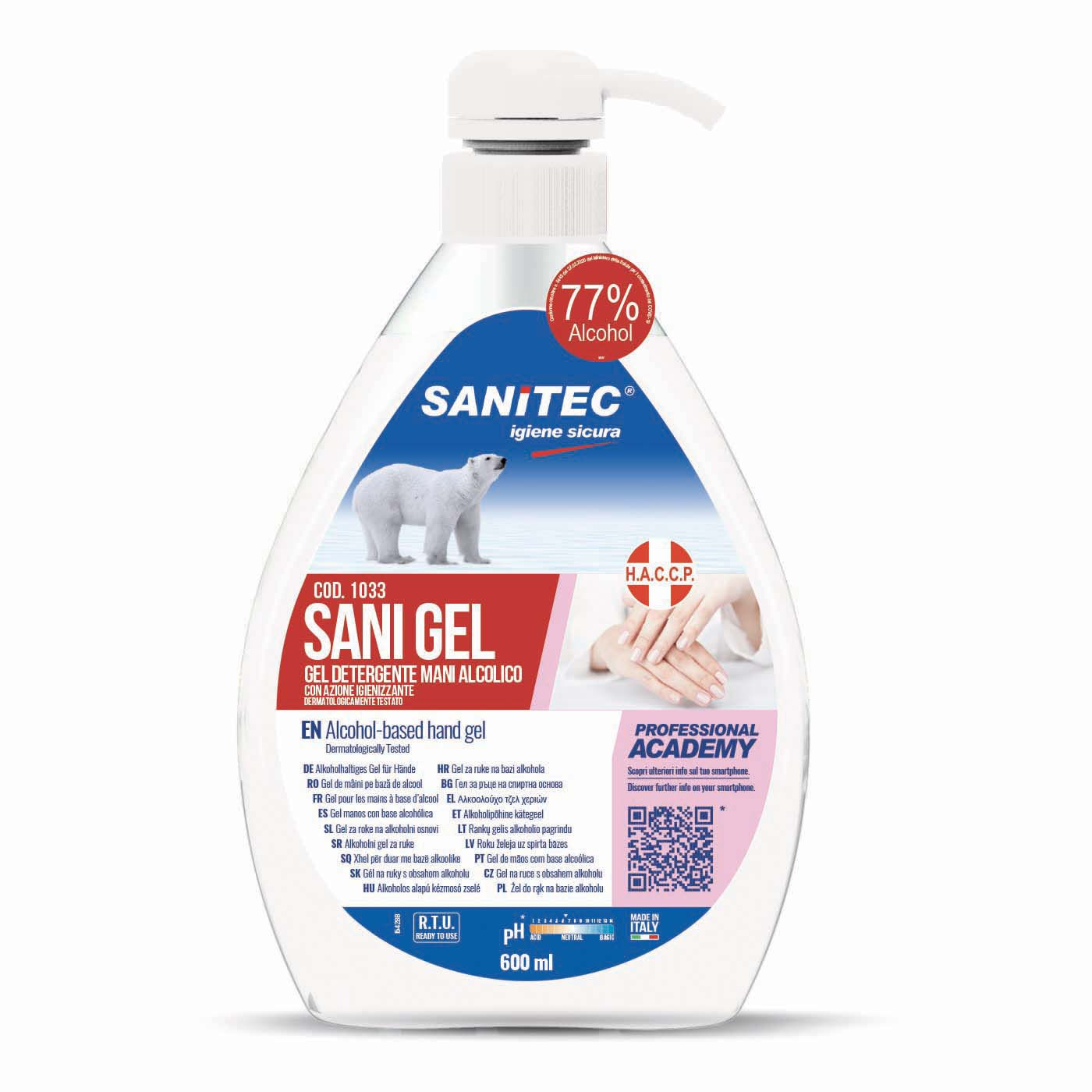 Sanitec SANI GEL 600ml