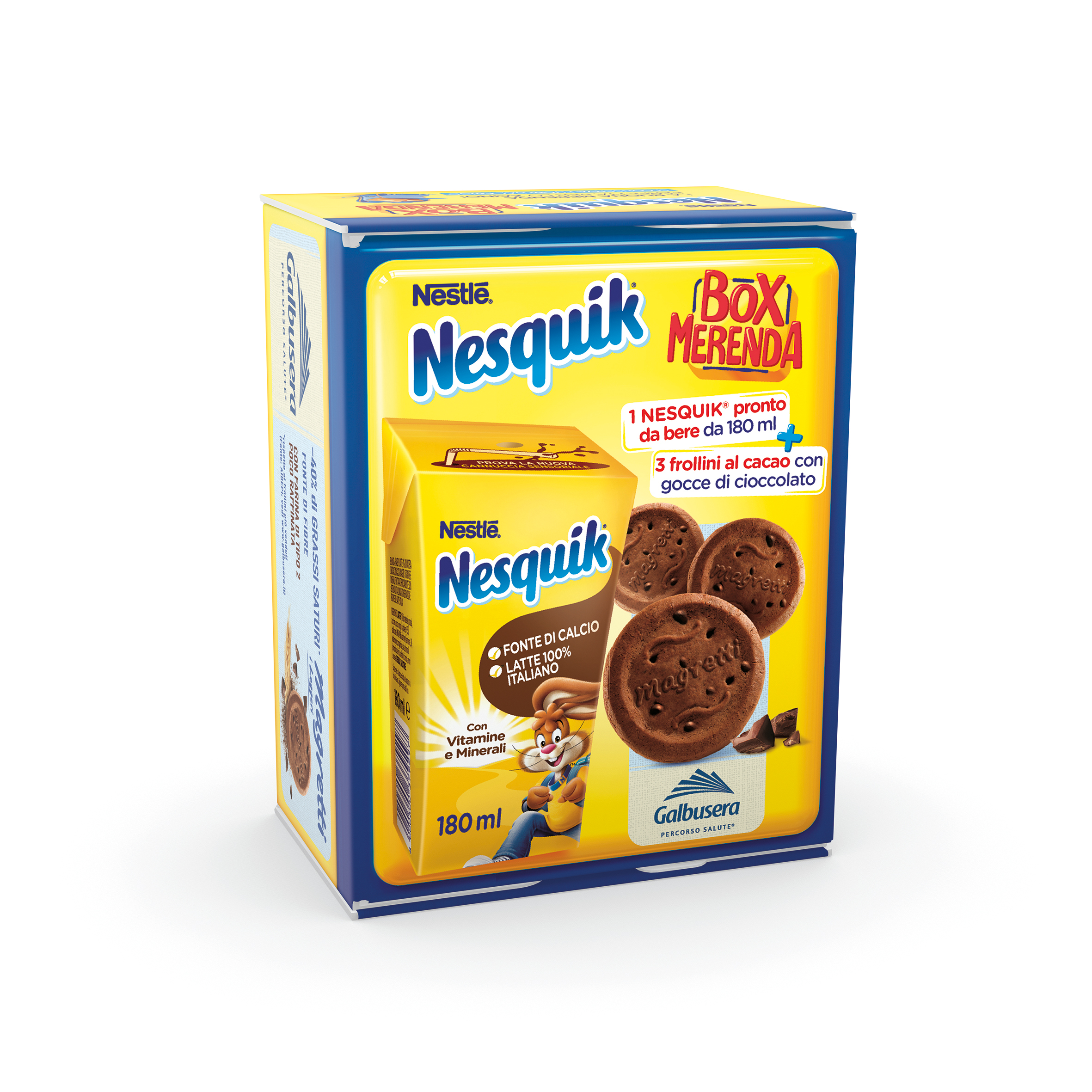 Nestle NESQUIK BOX MERENDA (BRICK+BISCOTTI) 207GR
