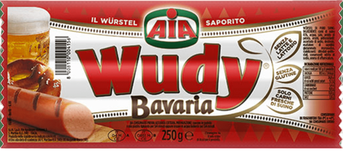 Wudy WURSTEL PURO SUINO 250gr 15cfz