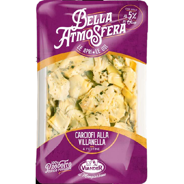 Viander CARCIOFI FETTINE VILLANELLA VASCHETTA DA 950gr