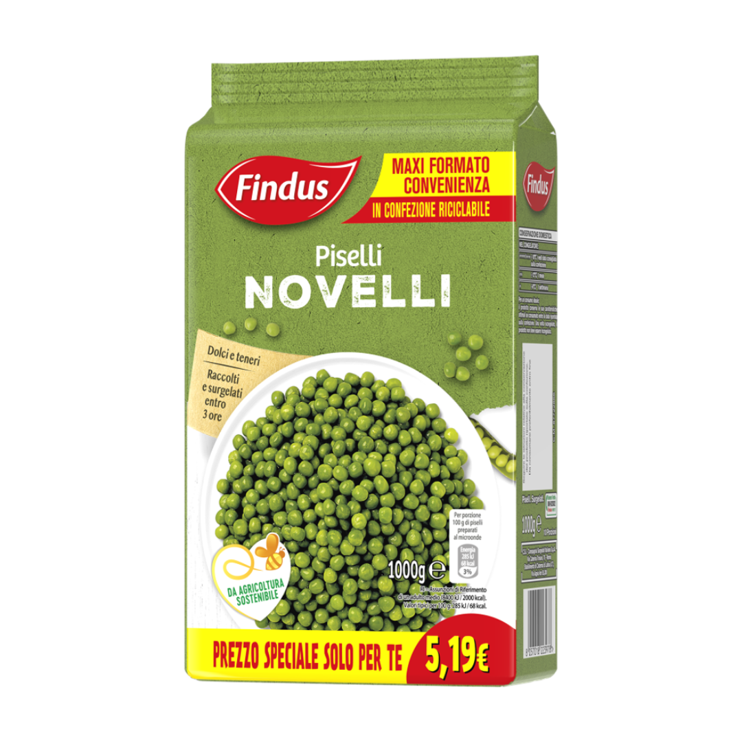 FINDUS PISELLI NOVELLI 1KG