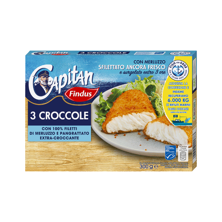 CAPITAN FINDUS 3 CROCCOLE 300g