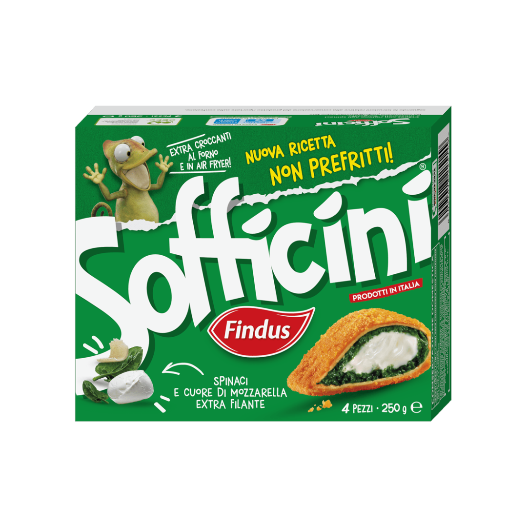 FINDUS 4 SOFFICINI SPINACI E MOZZARELLA 250g