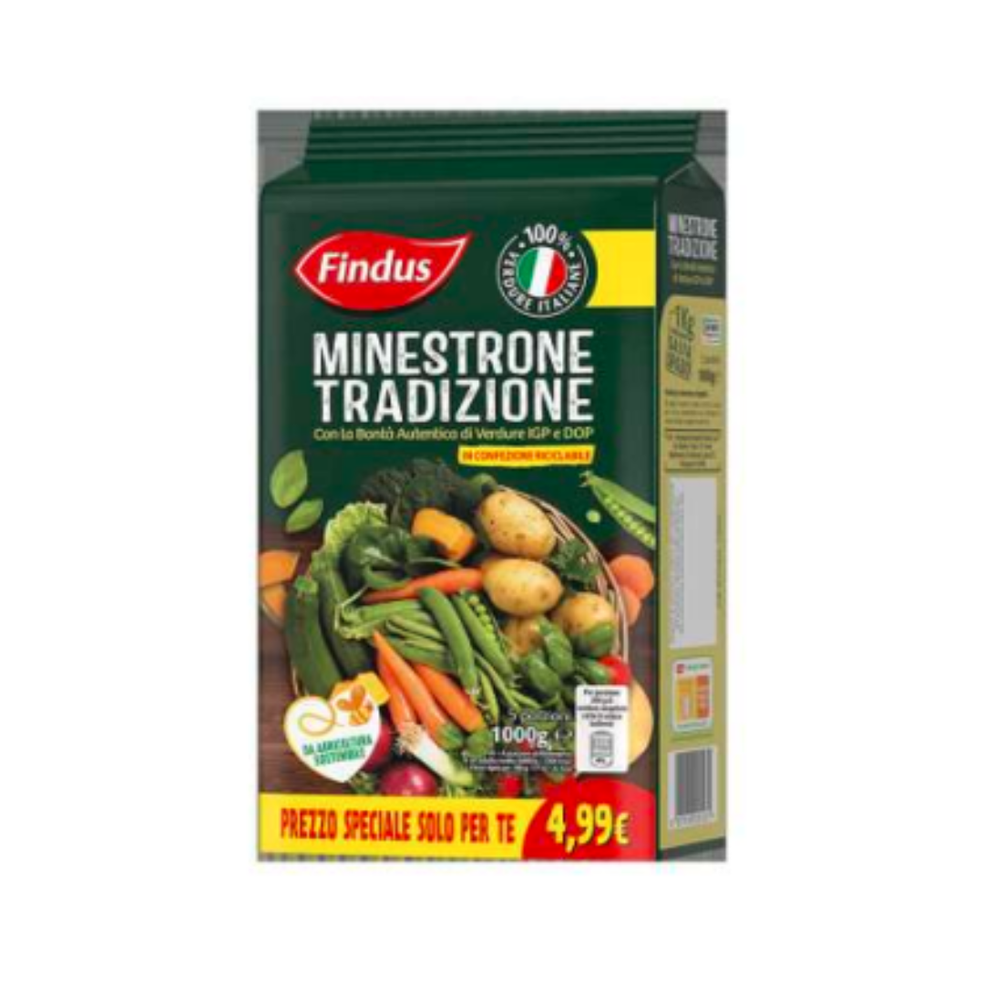 FINDUS MINESTRONE TRADIZIONE IGP 1KG