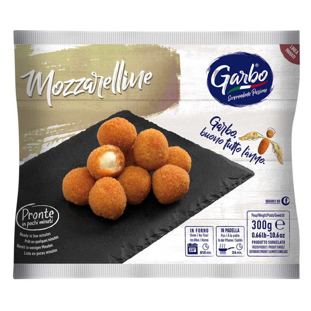 Garbo MOZZARELLINE PREFRITTE 300GR