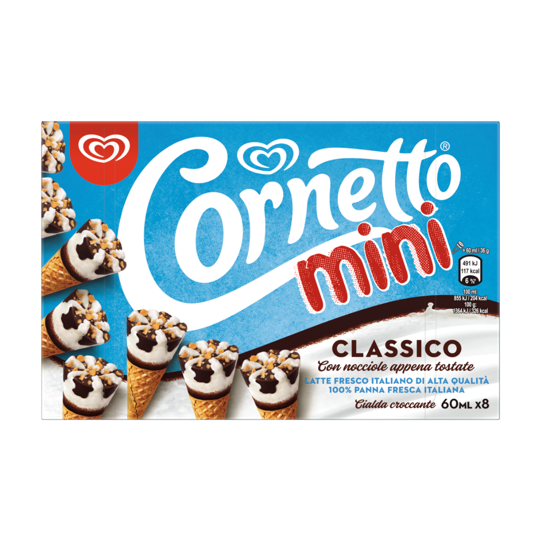 ALGIDA CORNETTO MINI CLASSICO 8PZ