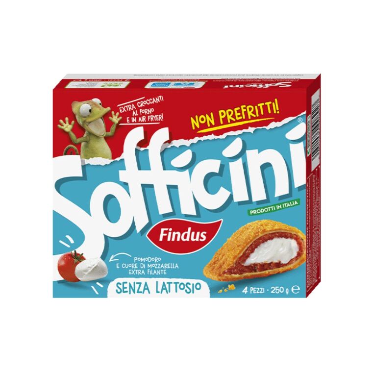 FINDUS SOFFICINI POMODORO E MOZZARELLA SENZA LATTOSIO 250g