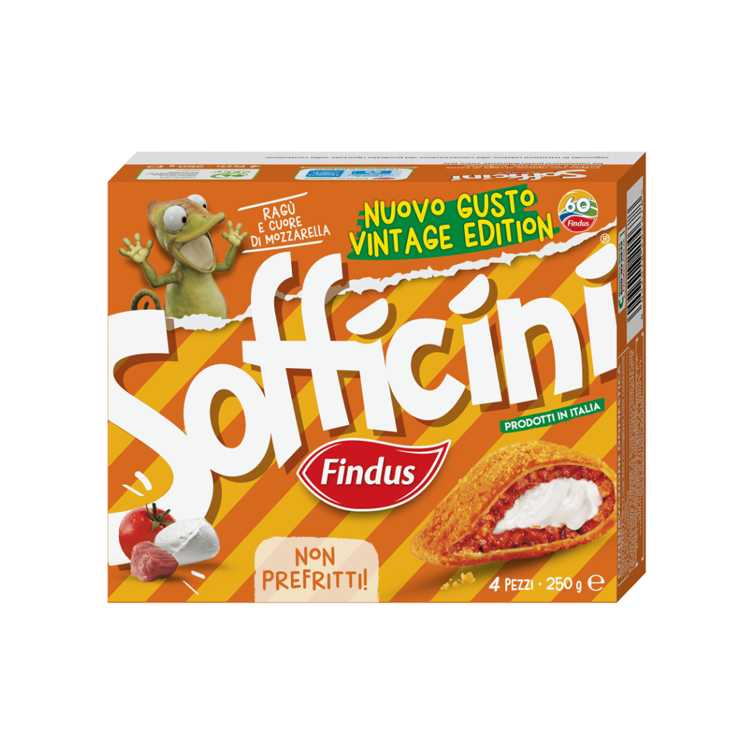 FINDUS 4 SOFFICINI RAGÙ E MOZZARELLA 250g