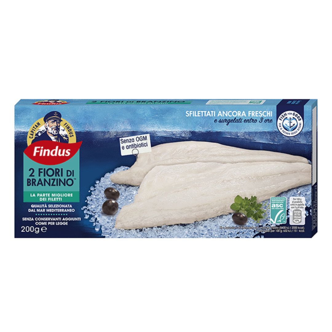 FINDUS 2 FIORI DI BRANZINO 200g