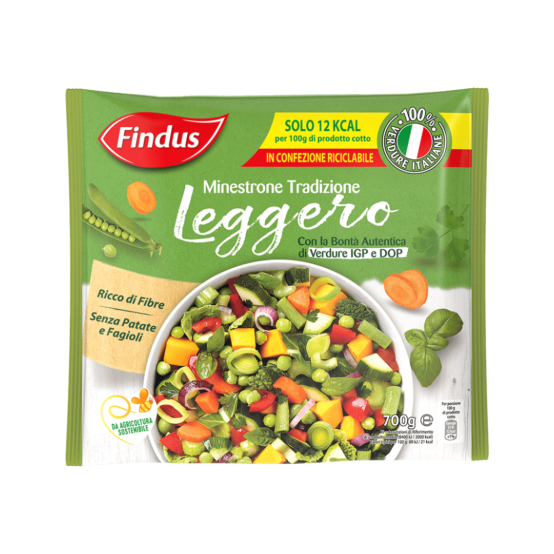 FINDUS MINESTRONE TRADIZIONE - LEGGERO 700gr