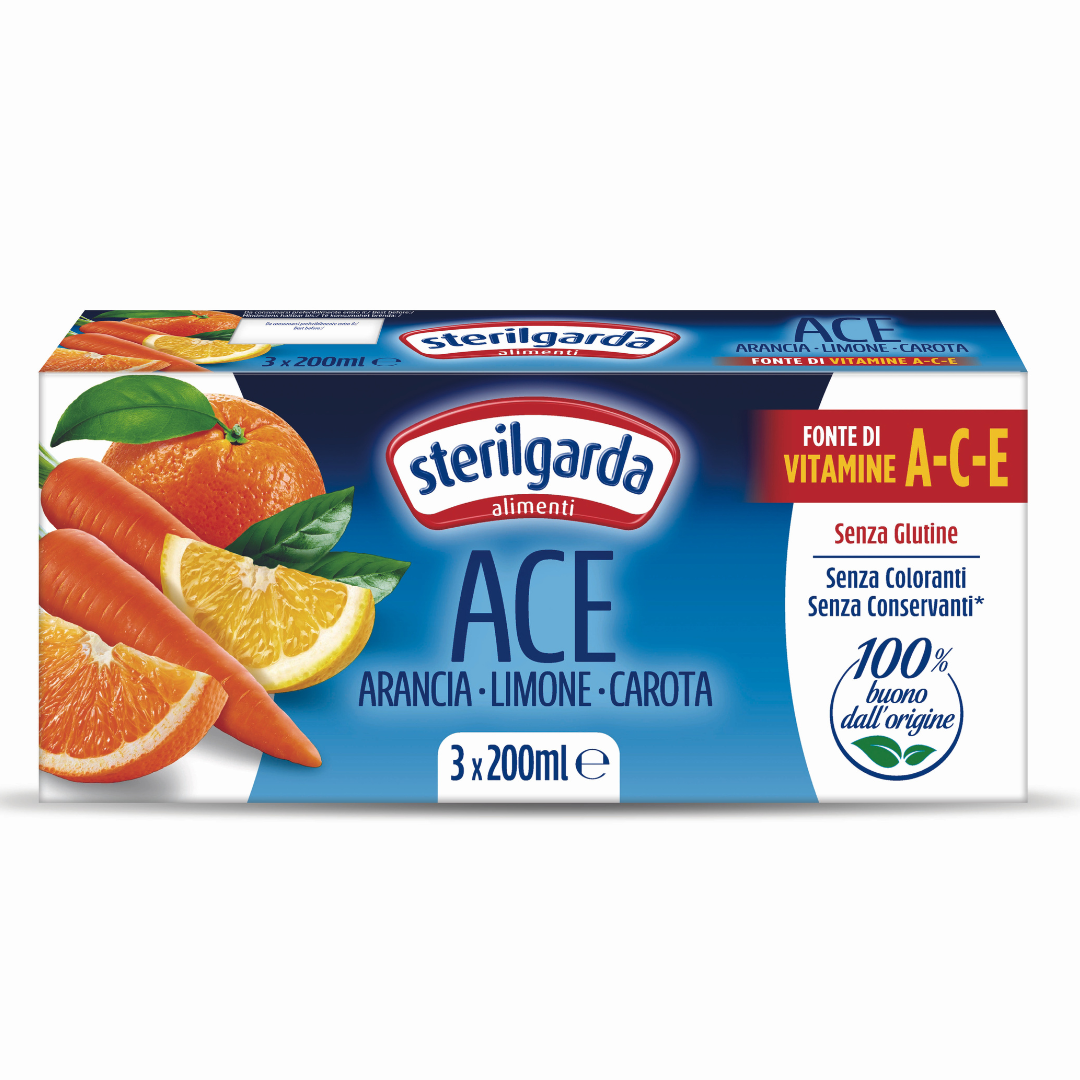 Sterilgarda SUCCO ACE BRIK 8 confezioni da 3x200ML