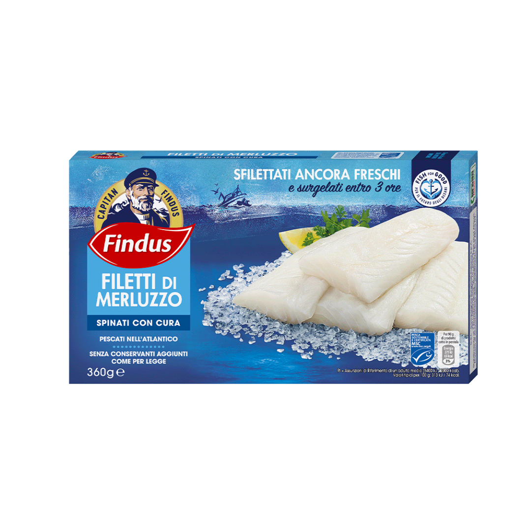 FINDUS FILETTI DI MERLUZZO 360g